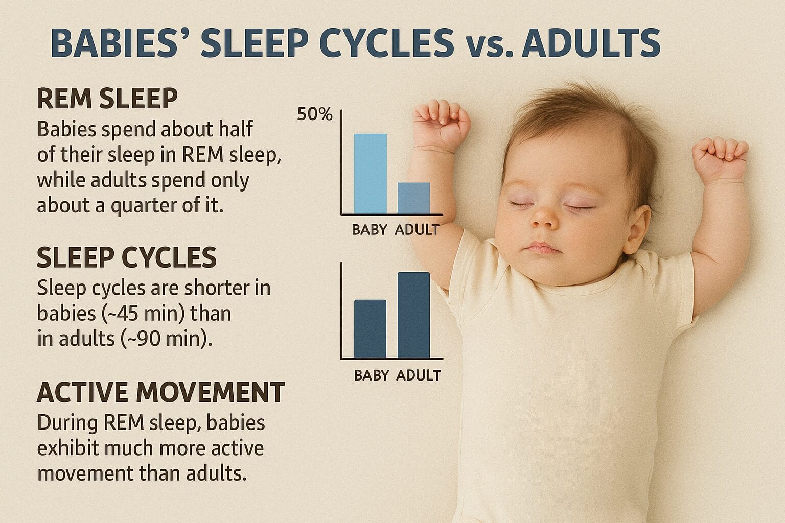Why Do Babies Sleep With Their Arms Up: Explained
