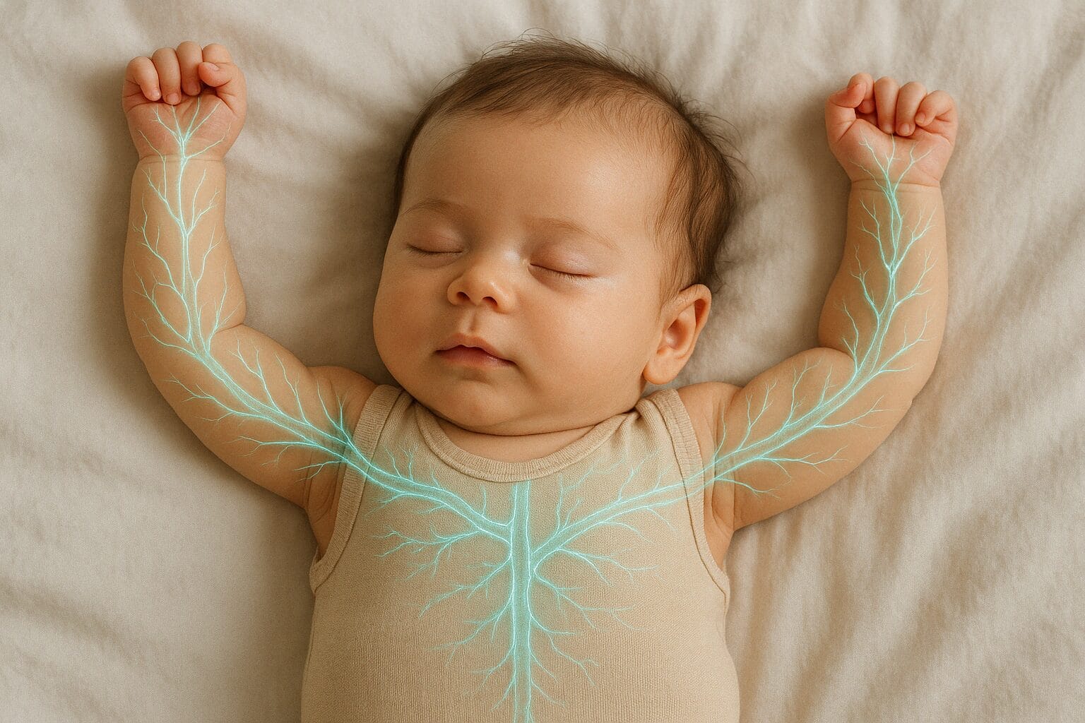 Why Do Babies Sleep With Their Arms Up: Explained