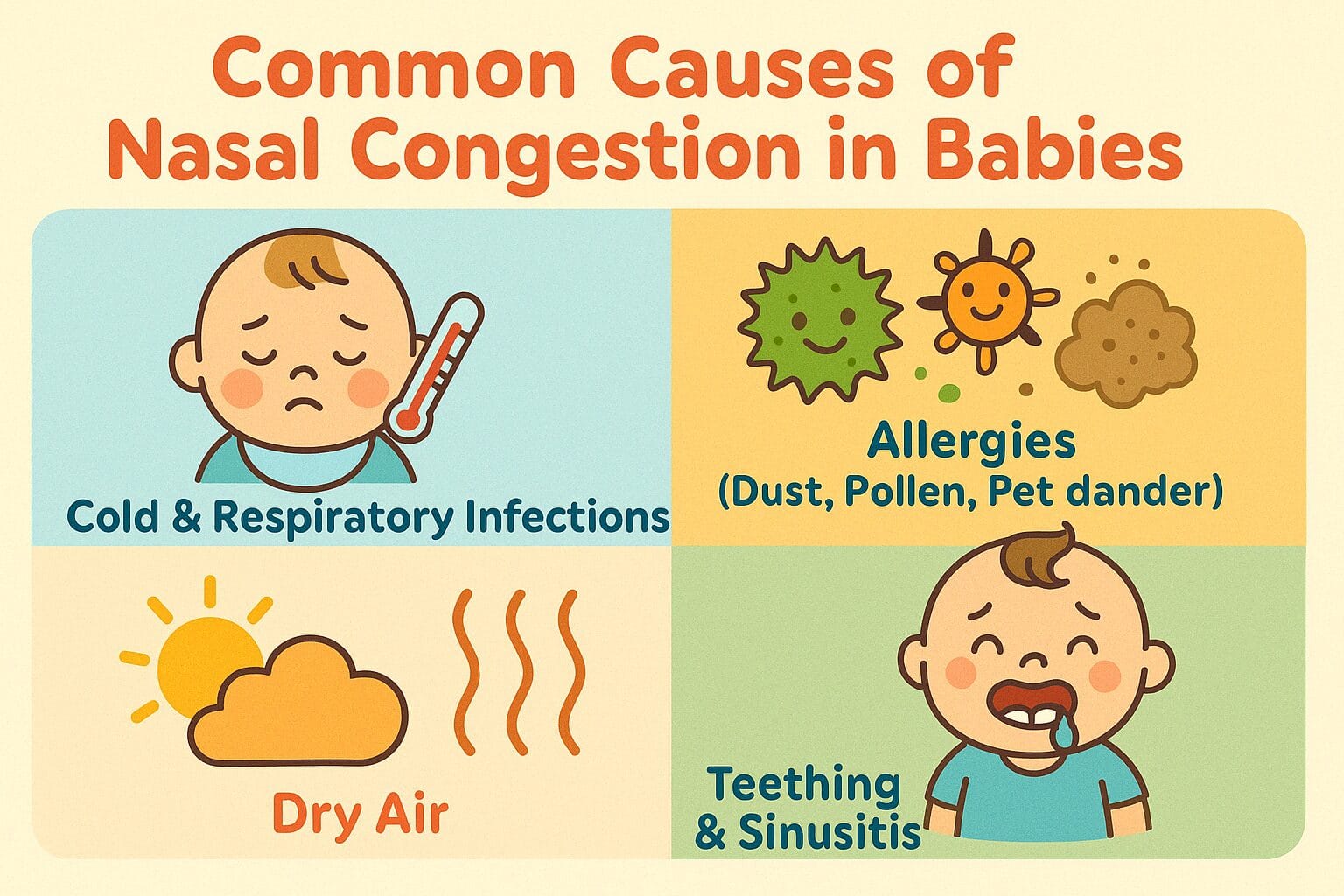 Best Sleeping Position For Baby With Stuffy Nose
